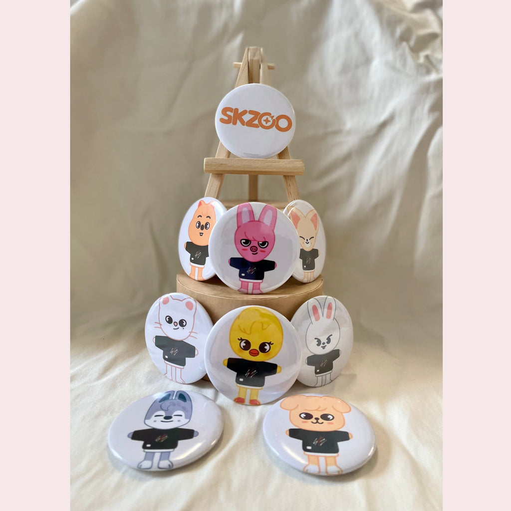 Stray Kids SKZOO Button - Nolae Limited